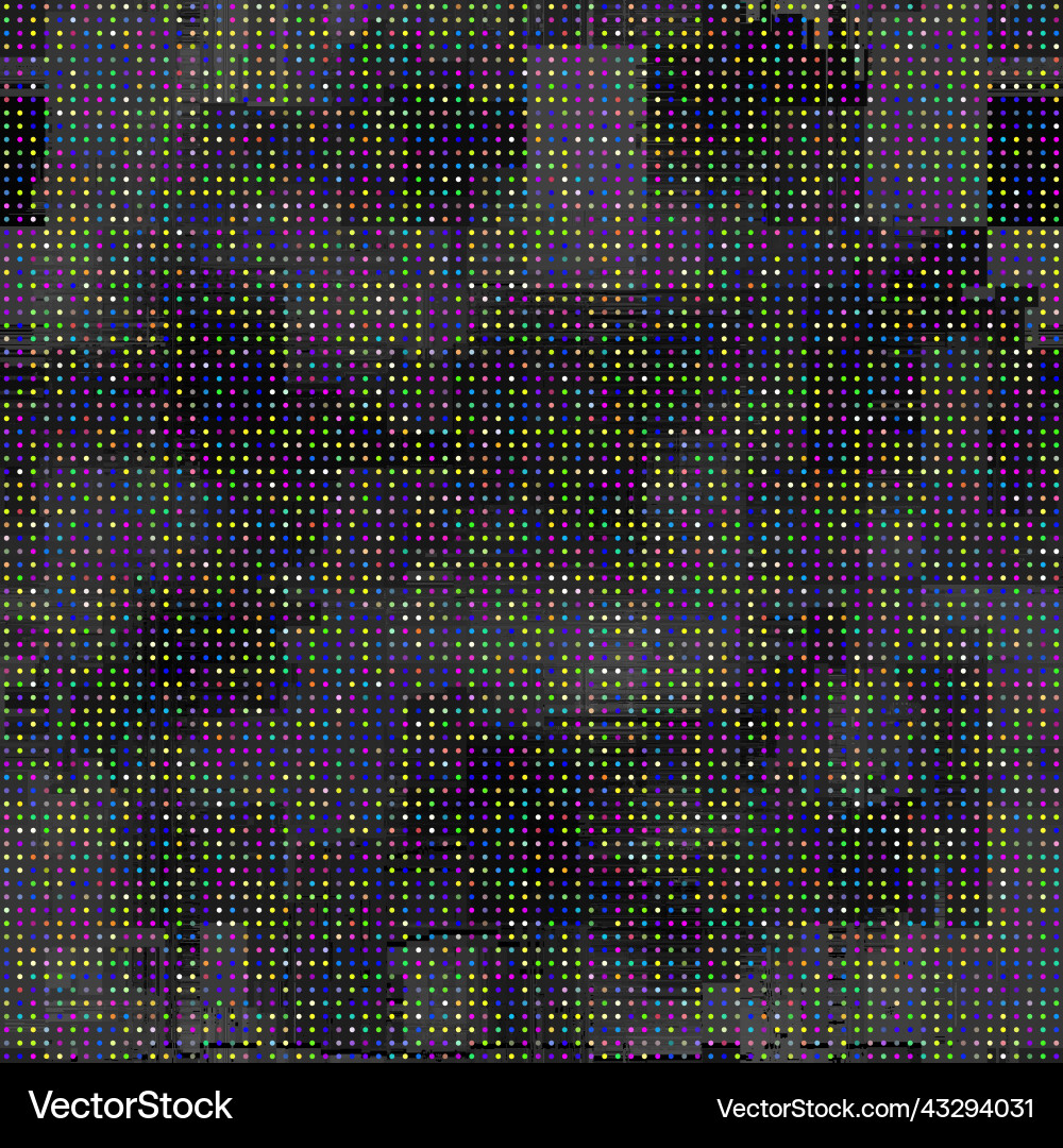 Image with imitation of grunge datamoshing Vector Image