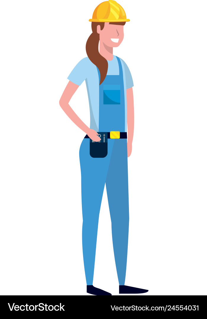 Labor day job cartoon Royalty Free Vector Image