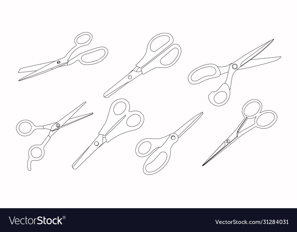 Scissors Royalty Free Vector Image - VectorStock