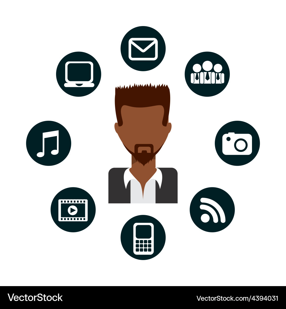 Social media Royalty Free Vector Image - VectorStock