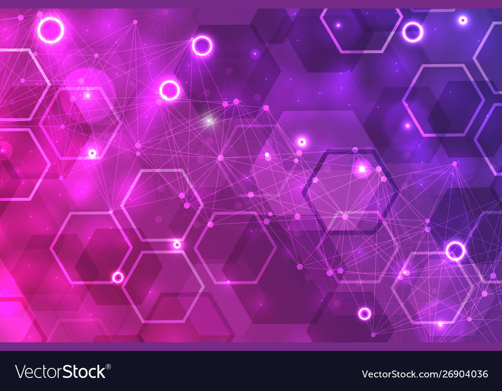 Big data visualization background modern Vector Image