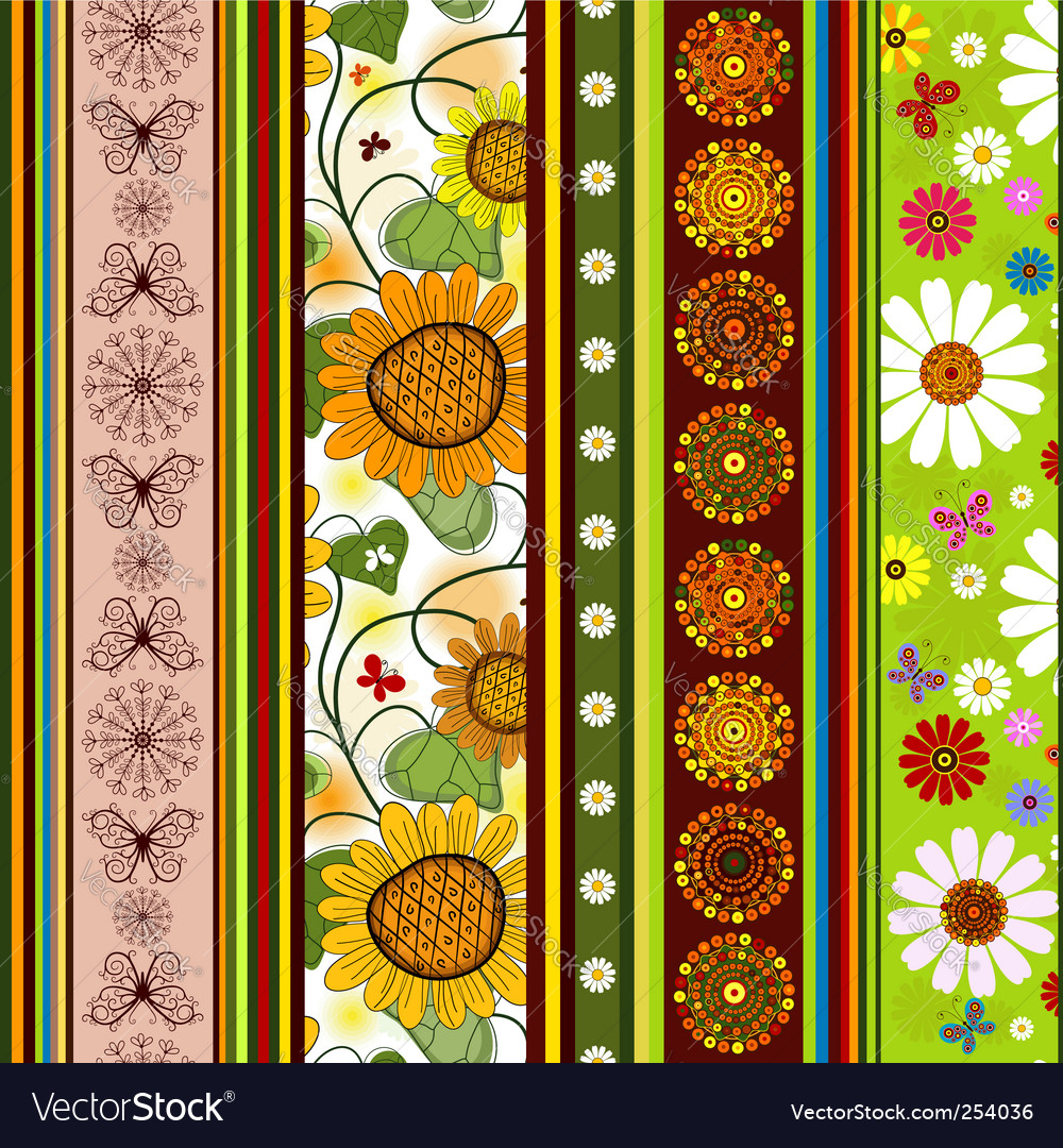 Summer pattern Royalty Free Vector Image - VectorStock
