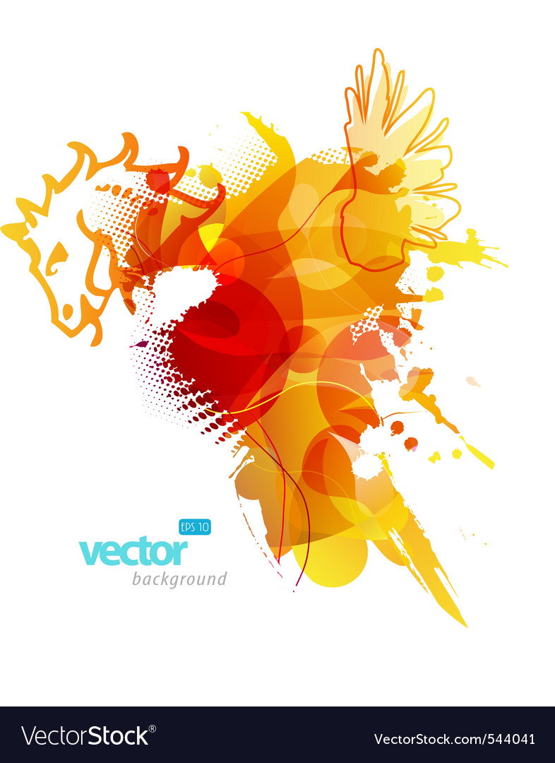 Artistic splash Royalty Free Vector Image - VectorStock