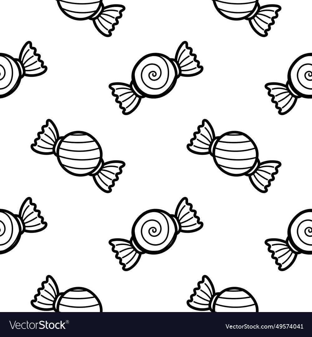 Candy seamless pattern Royalty Free Vector Image