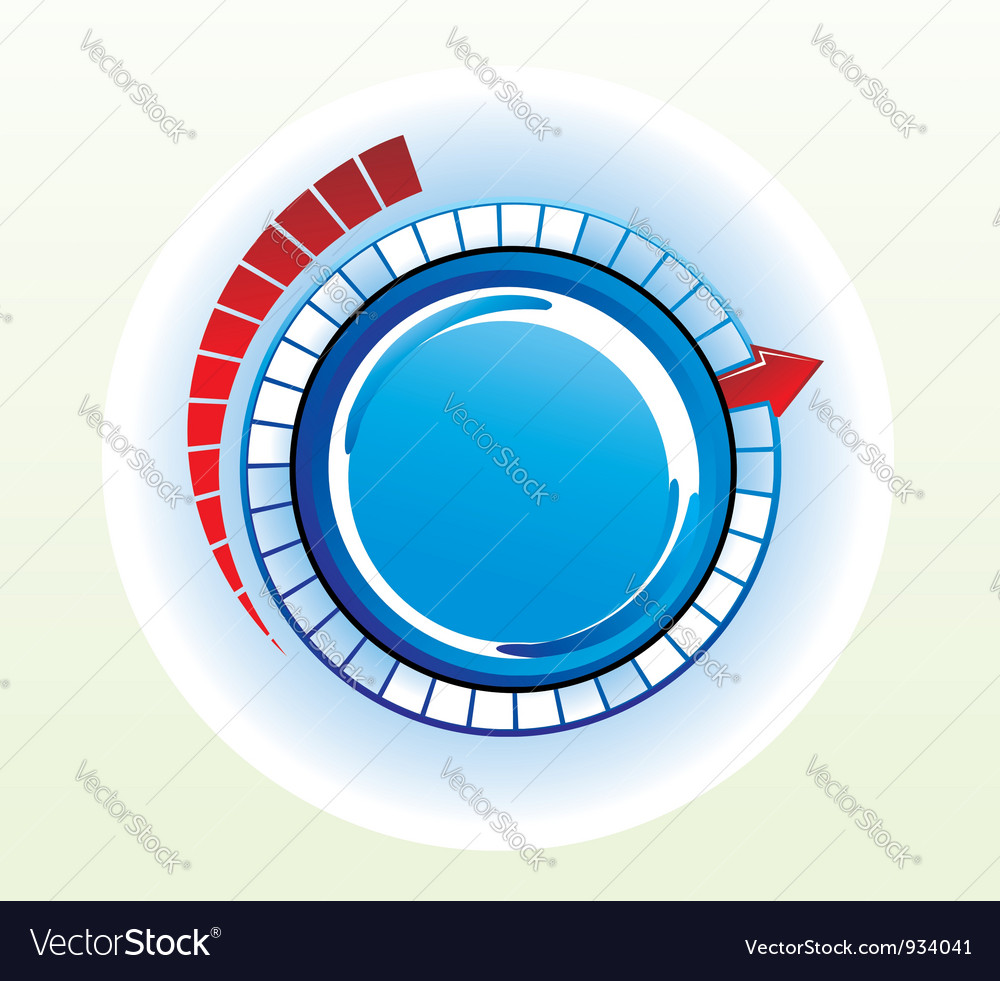 Circular switch Royalty Free Vector Image - VectorStock