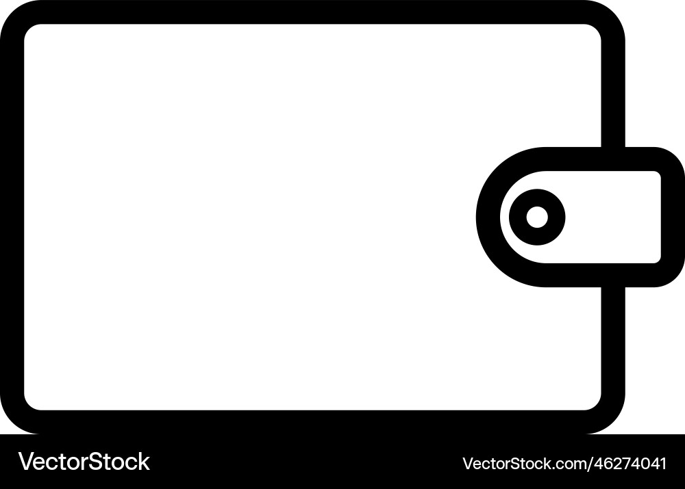 Money wallet icon symbol Royalty Free Vector Image