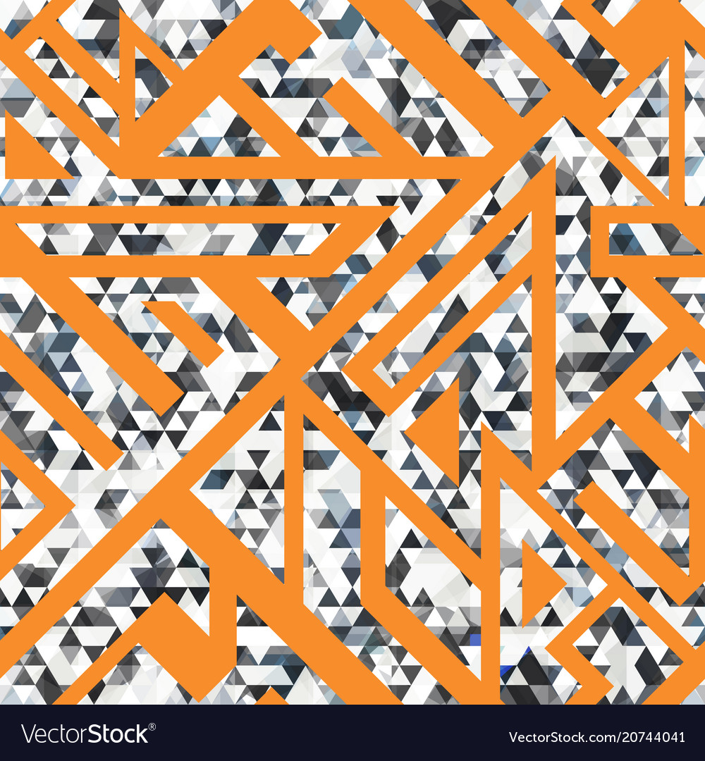 Triangle seamless pattern Royalty Free Vector Image