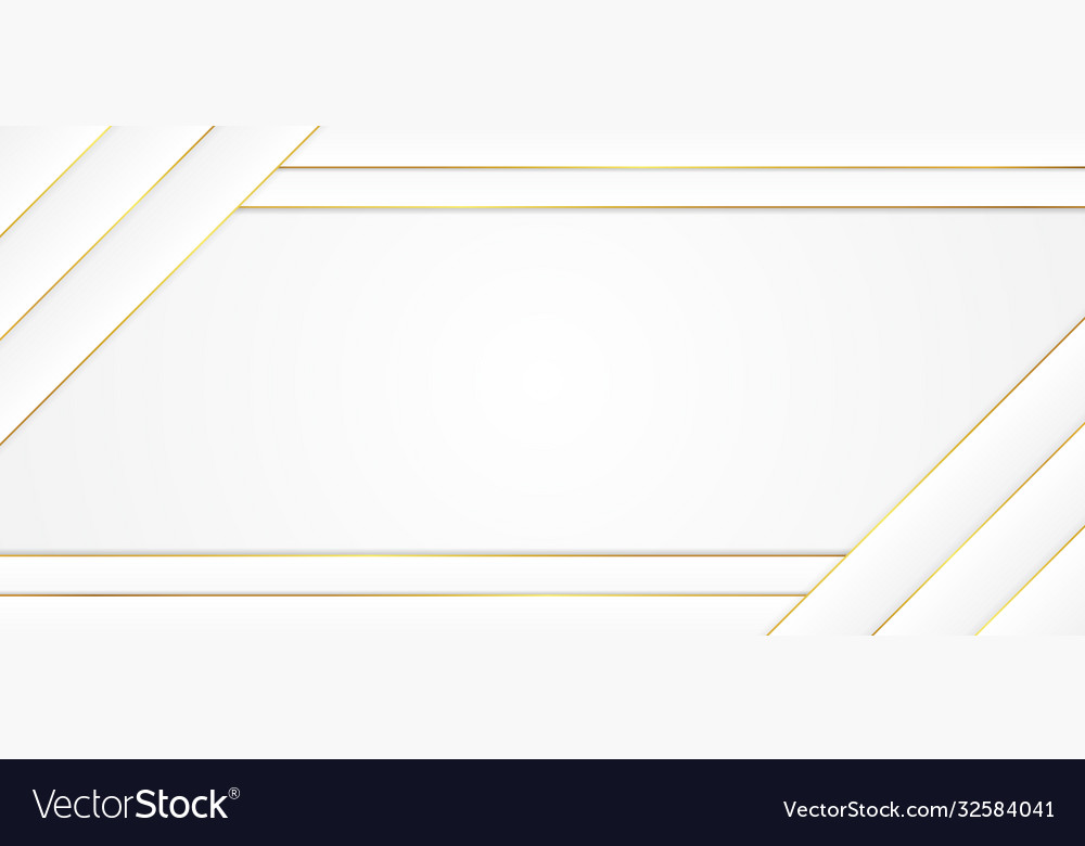 White background square overlap shape frame Vector Image
