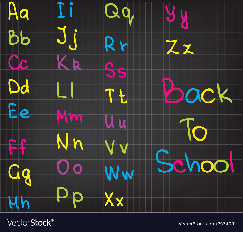 Abc Royalty Free Vector Image - VectorStock