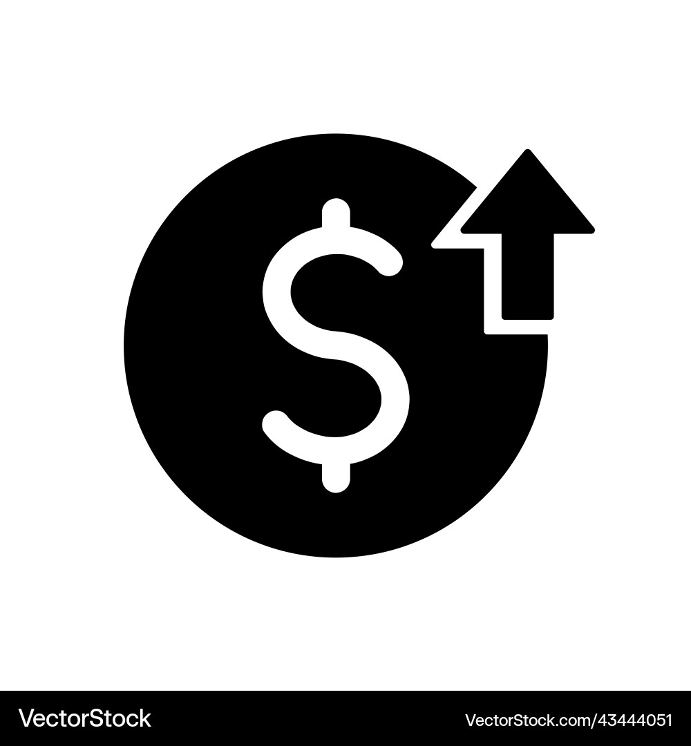 Dollar Sign Icon Black