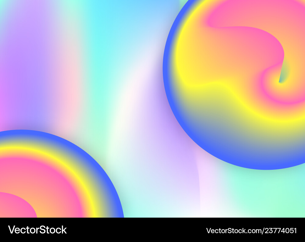 Fluid background with liquid dynamic elements Vector Image