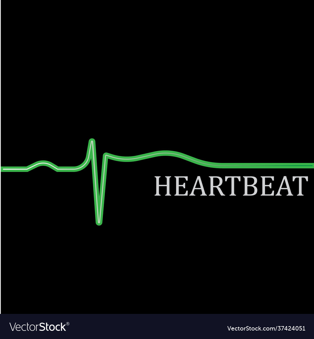 Heart beat monitor pulse line art icon ecg Vector Image Heart beat monitor pulse line art icon ecg Vector Image