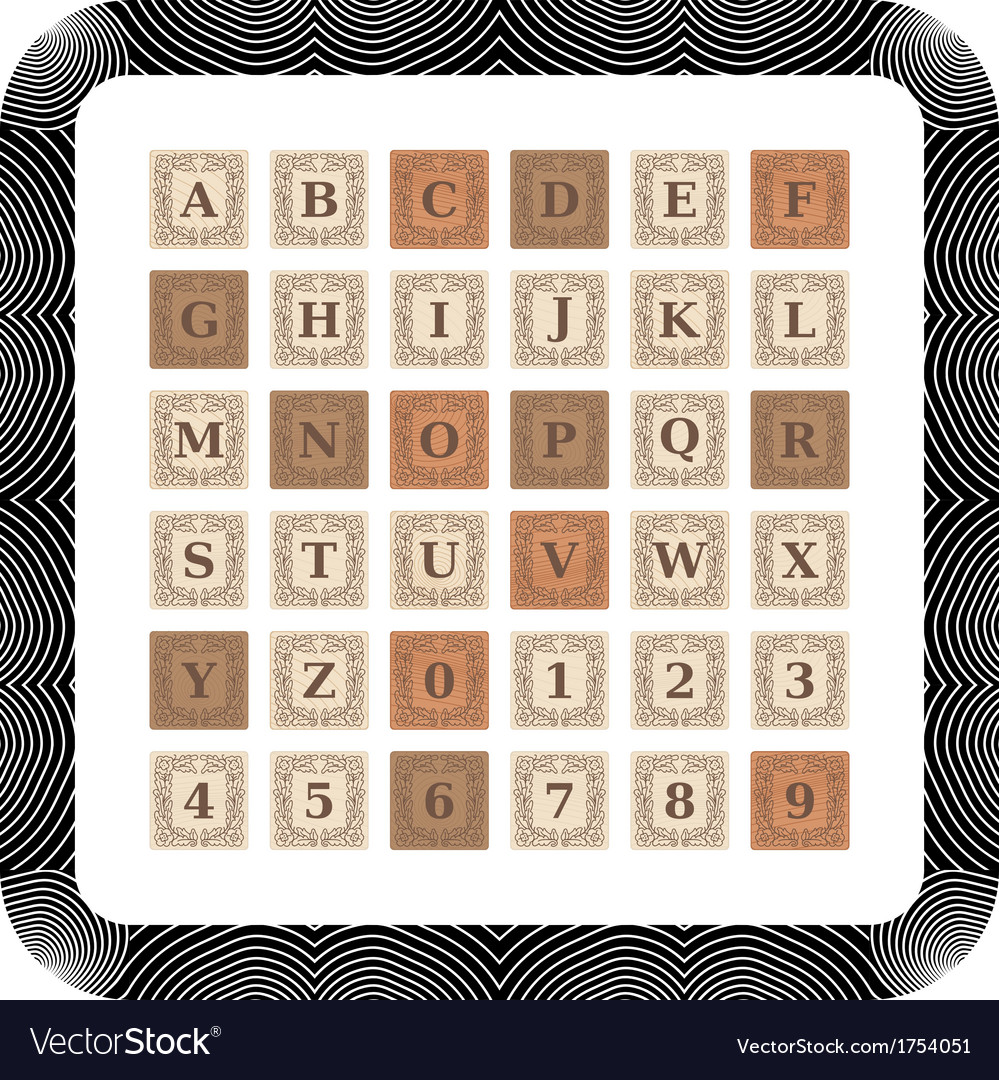 InitialsBlock Royalty Free Vector Image - VectorStock