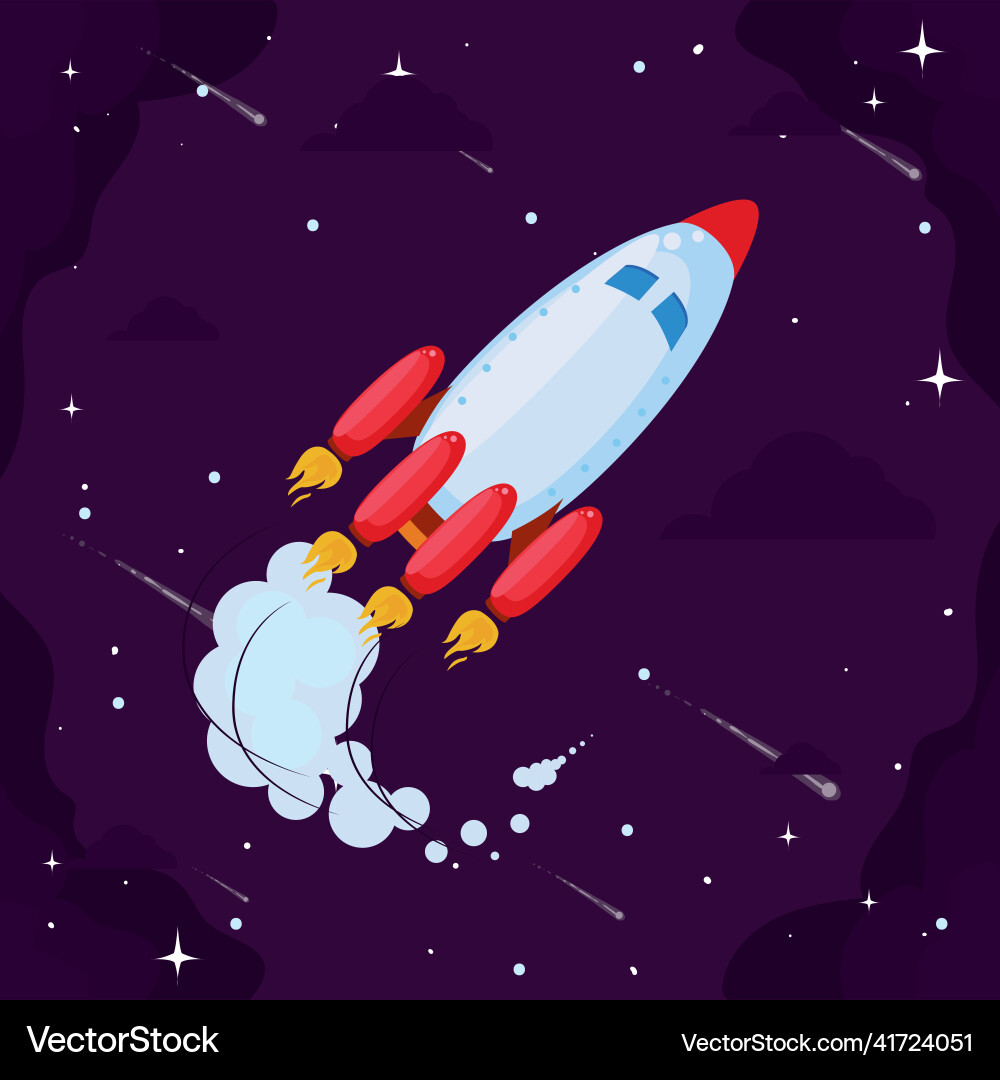 Poster of start up Royalty Free Vector Image - VectorStock