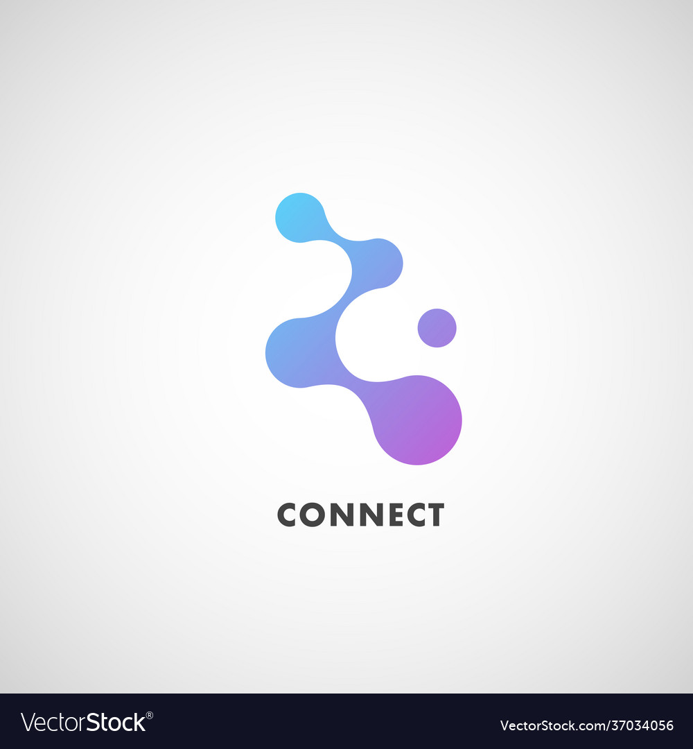 Abstract Molecular Structures And Technology Vector Image