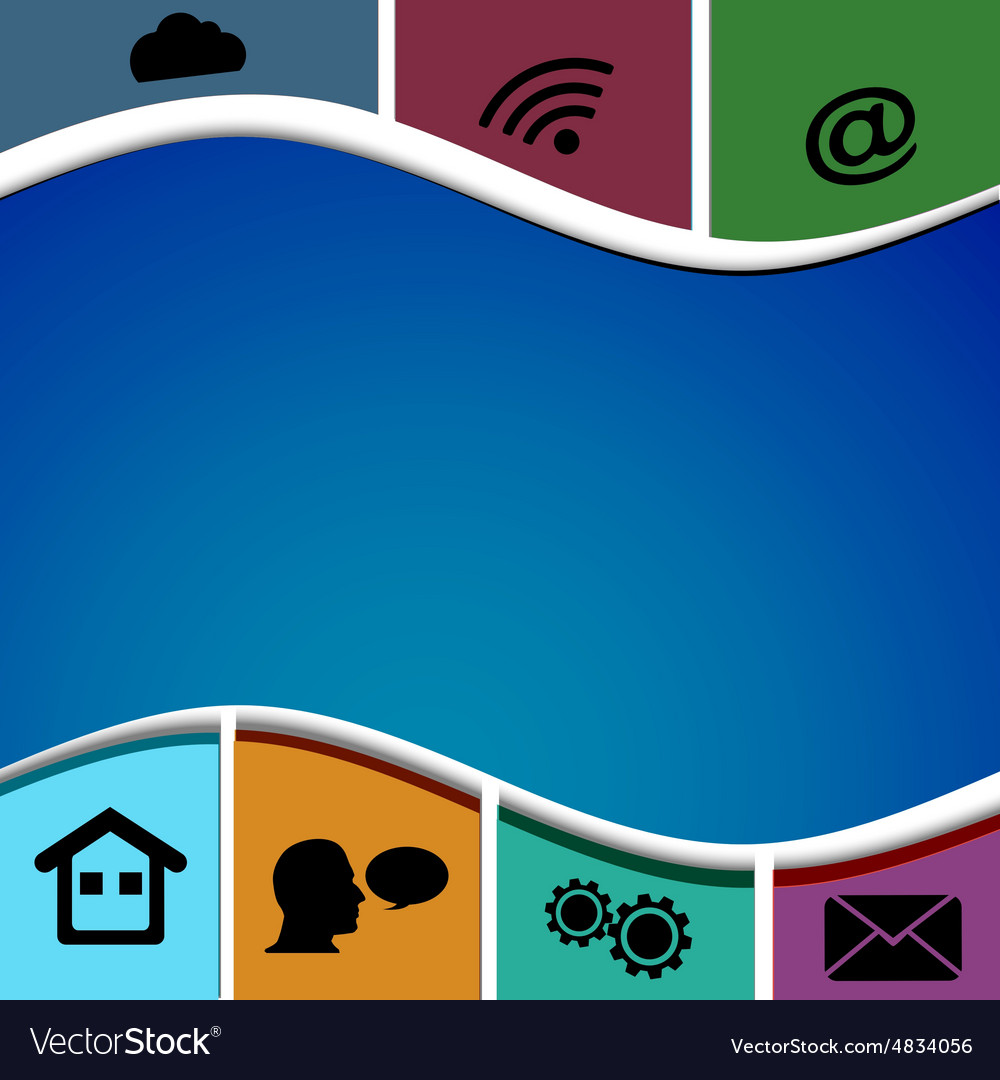 Abstract squares Royalty Free Vector Image - VectorStock