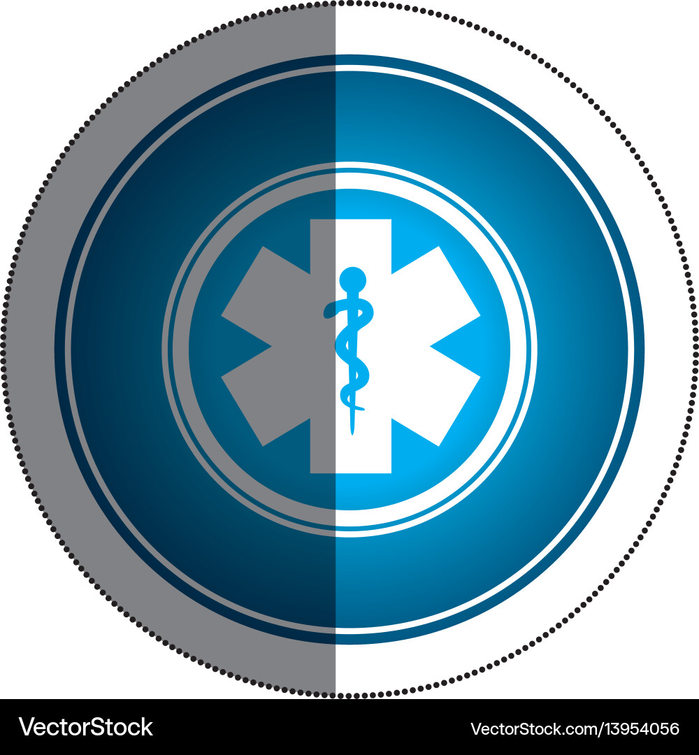 Caduceus medical symbol icon Royalty Free Vector Image