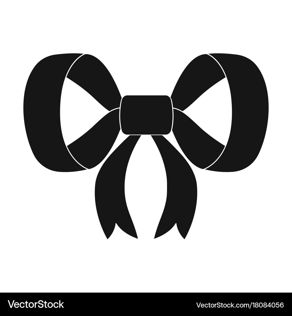Knot ribbon decoration and other web icon Vector Image