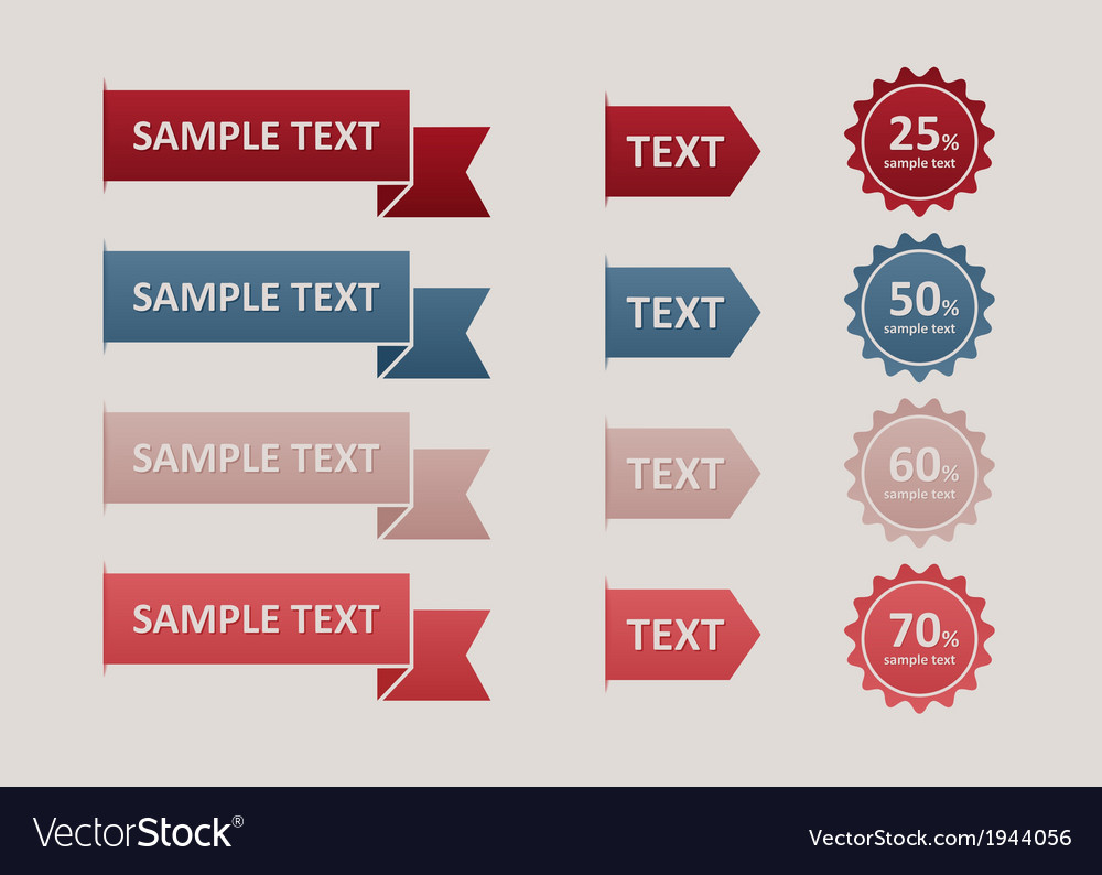 Modern design button Royalty Free Vector Image