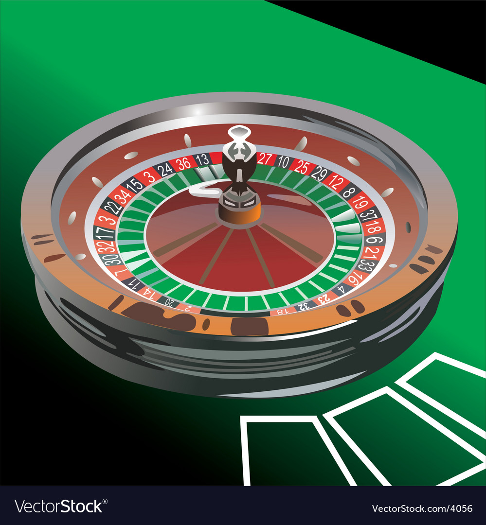 Roulette wheel Royalty Free Vector Image - VectorStock