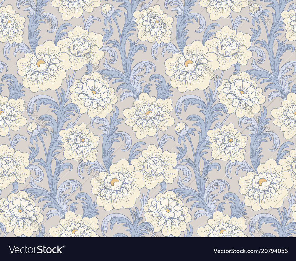 Victorian style pattern Royalty Free Vector Image