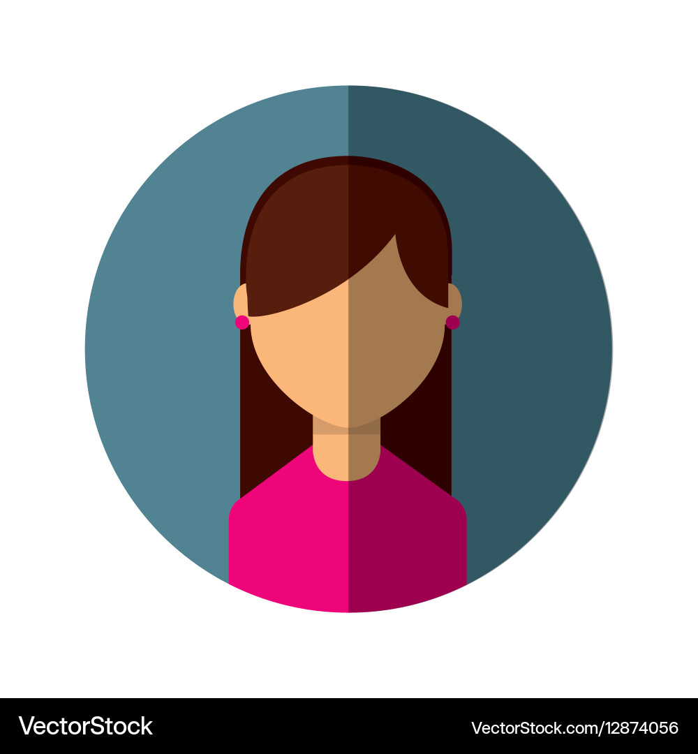 Woman cartoon icon Royalty Free Vector Image - VectorStock