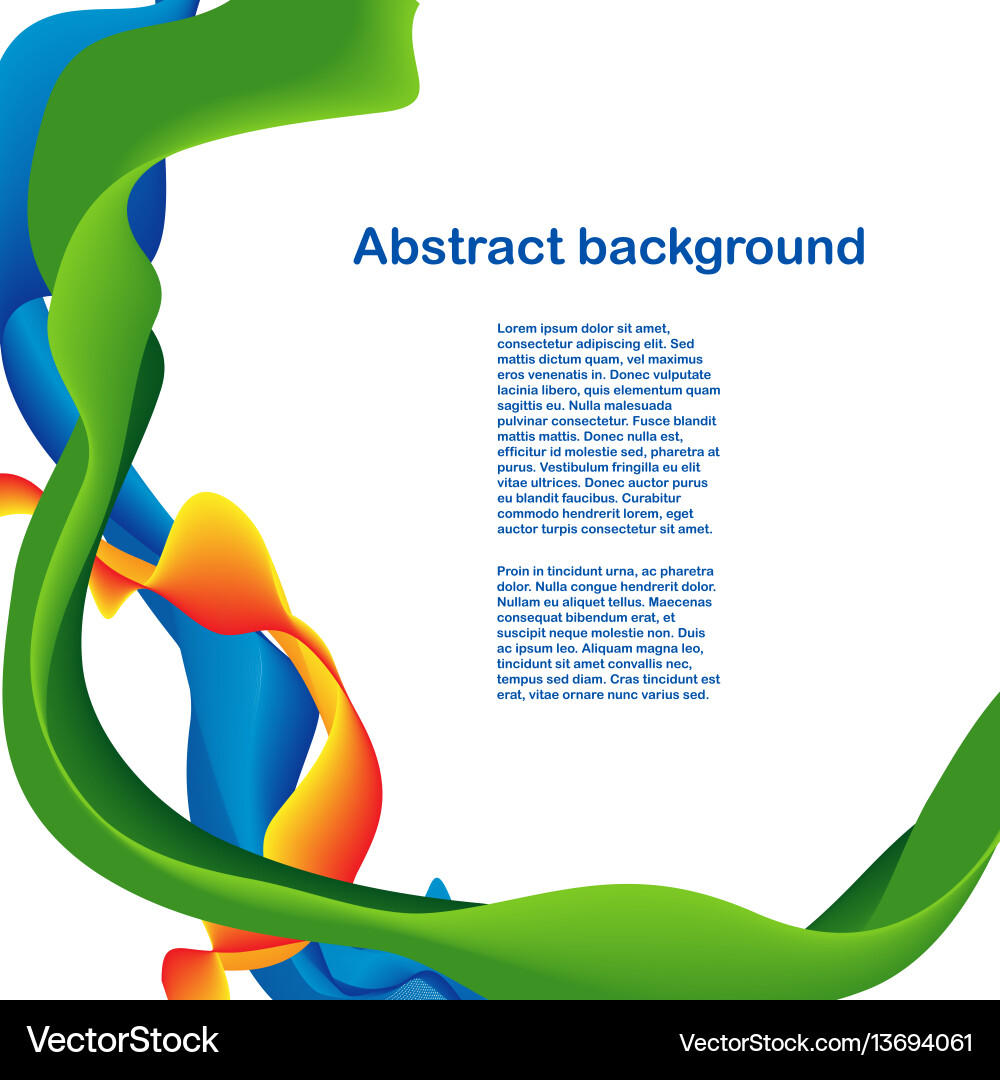 Color shapes and lines design Royalty Free Vector Image