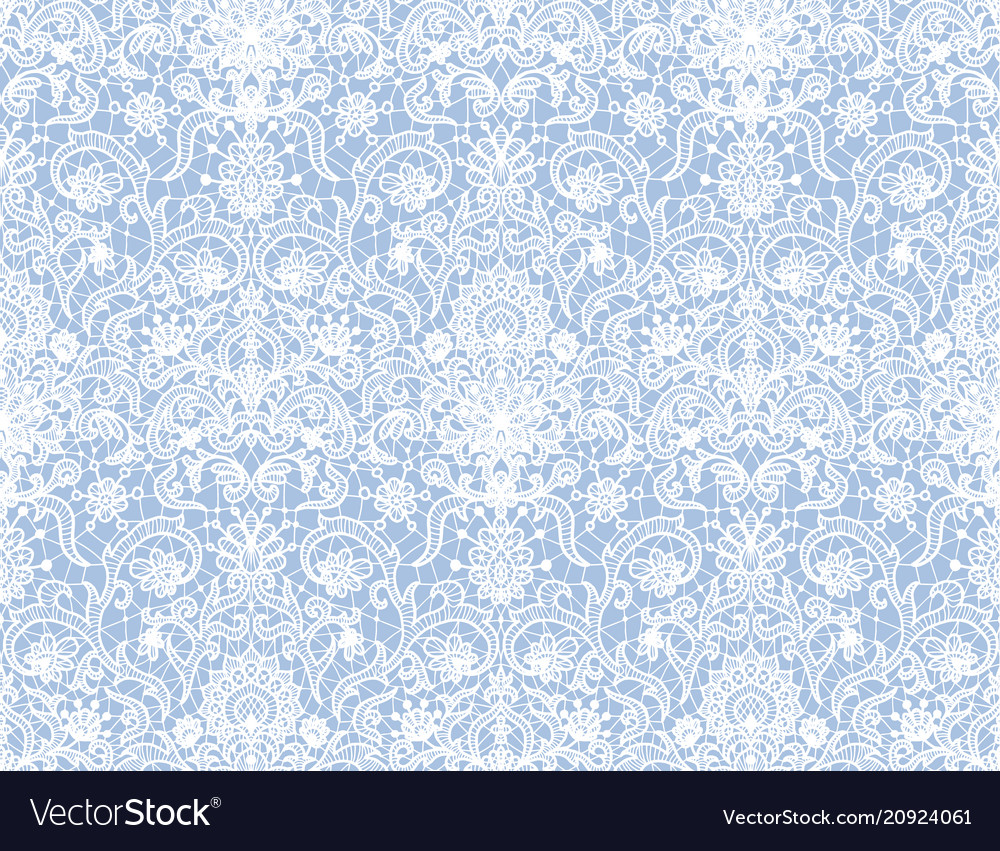 Seamless white lace Royalty Free Vector Image - VectorStock