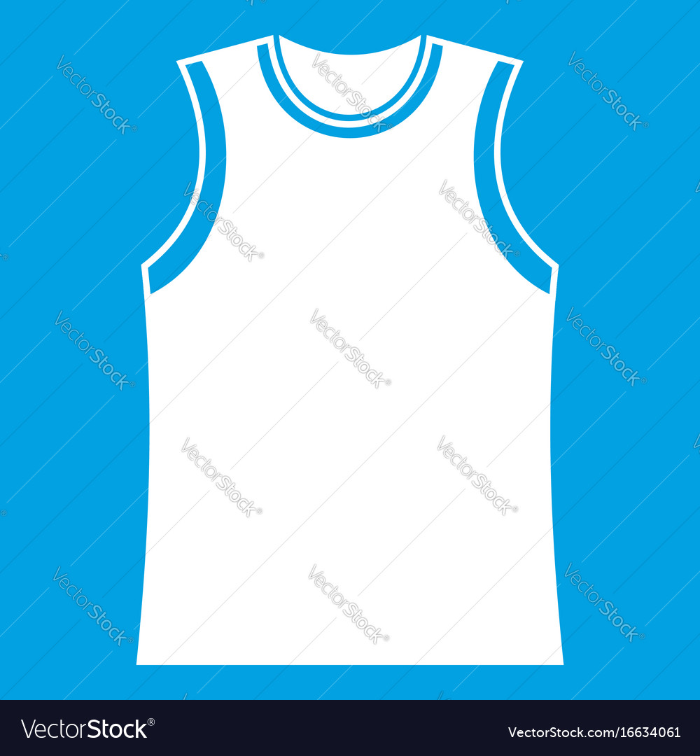 Singlet icon white Royalty Free Vector Image - VectorStock