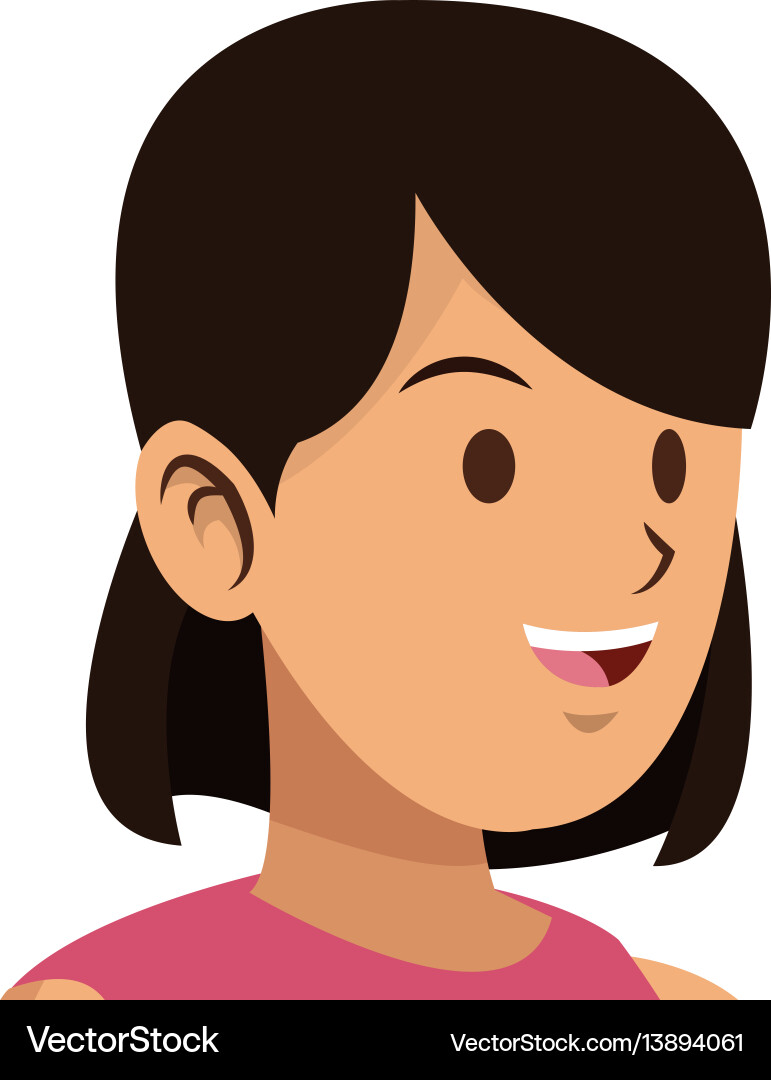 Woman cartoon icon Royalty Free Vector Image - VectorStock