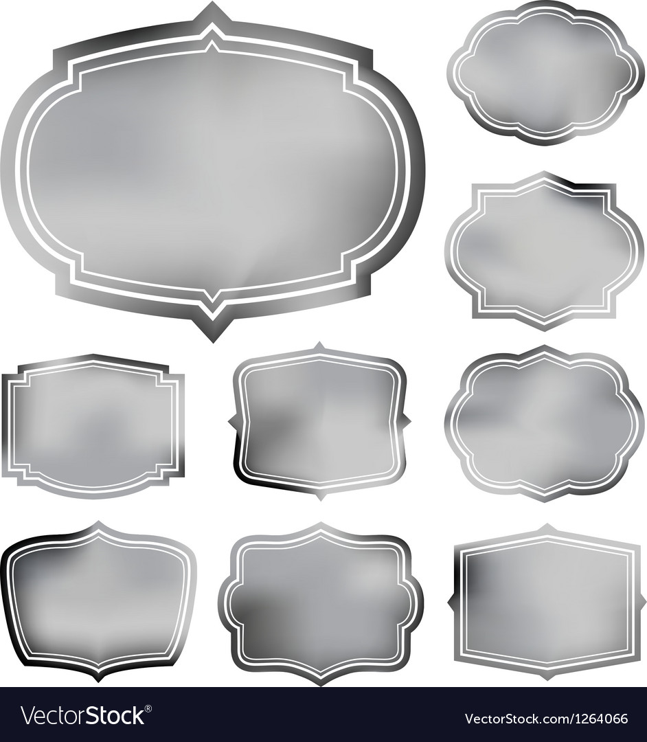 Faded frame set Royalty Free Vector Image - VectorStock