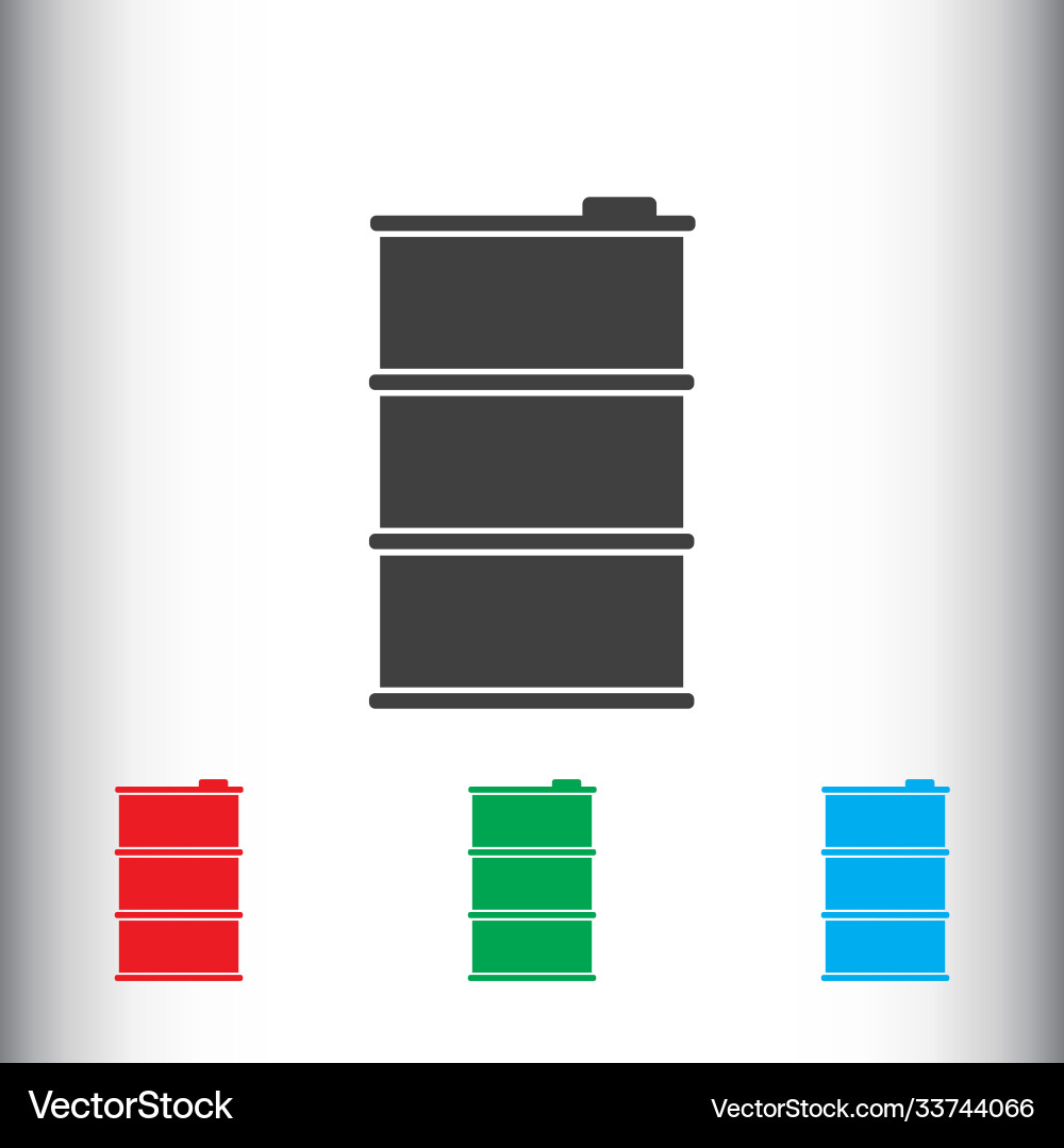 Fuel barrel icon sign symbol Royalty Free Vector Image