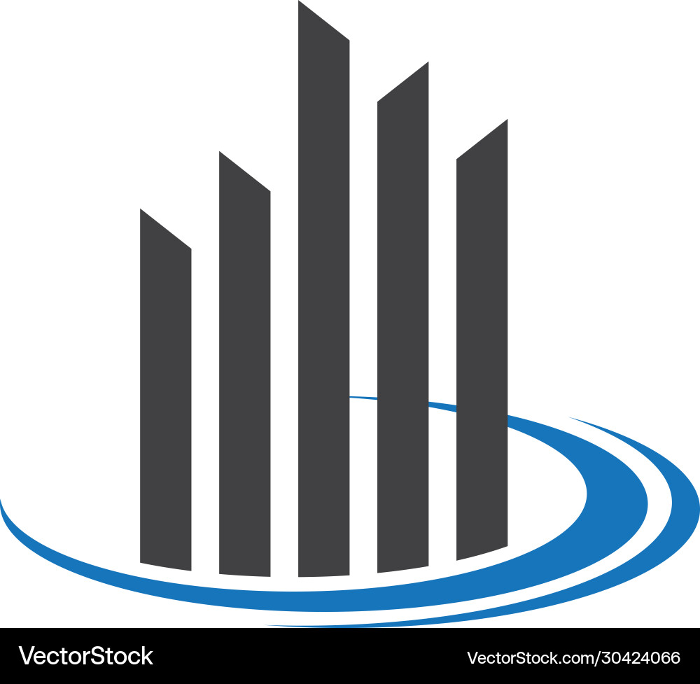Real estate symbol icon Royalty Free Vector Image