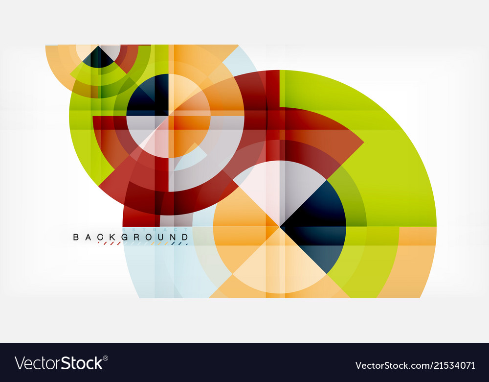 Circle abstract background Royalty Free Vector Image