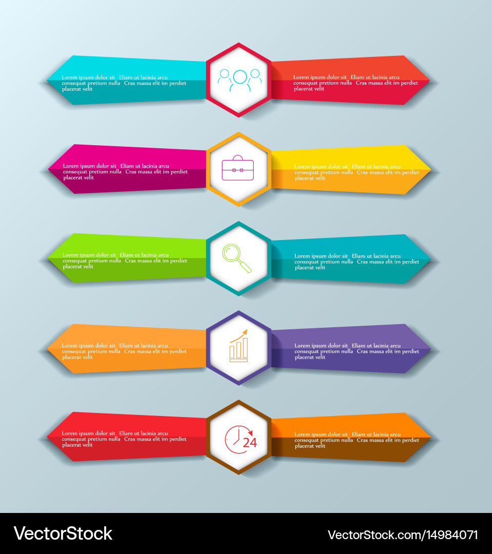 Paper banner design templates for your website Vector Image