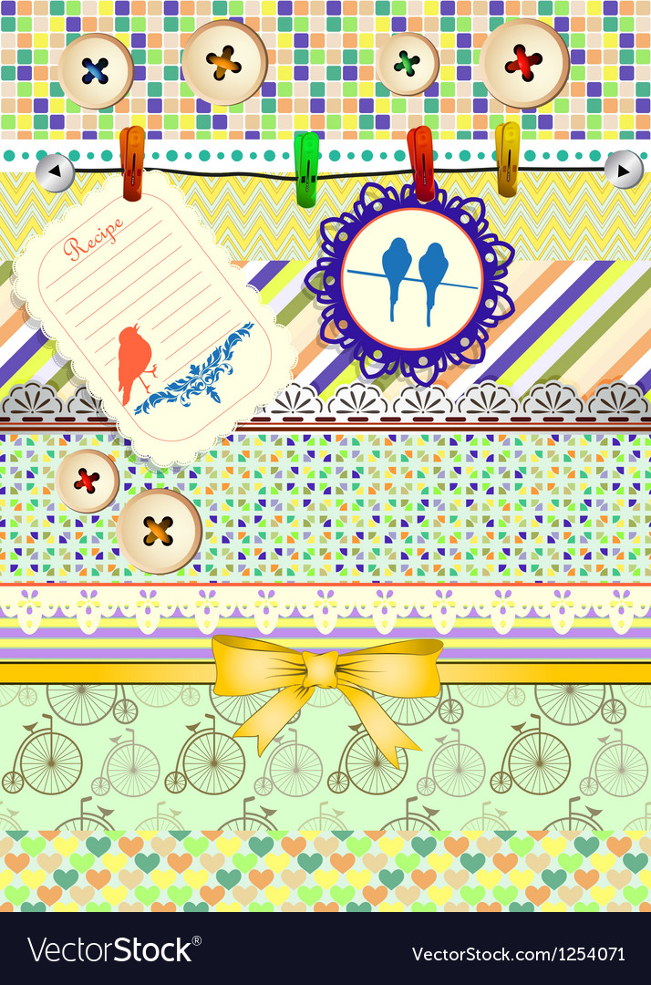 Set patterns frames and borders Royalty Free Vector Image