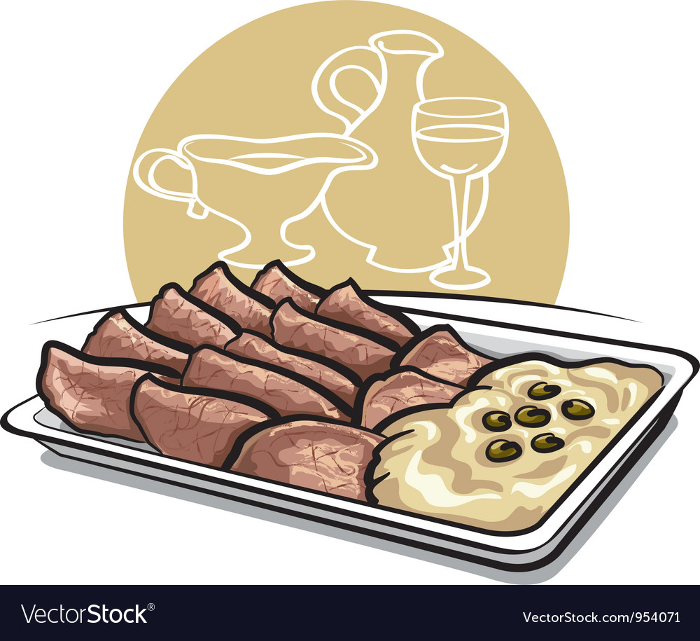 Veal Royalty Free Vector Image - VectorStock