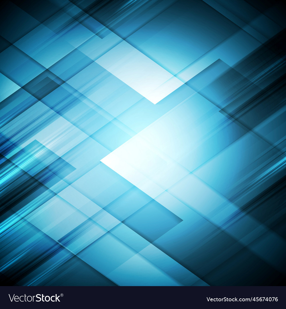 Bright abstract geometric tech background Vector Image