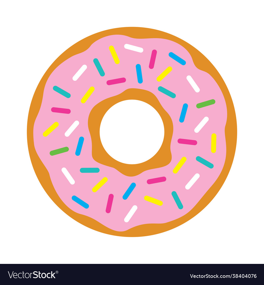 Donut Royalty Free Vector Image - VectorStock