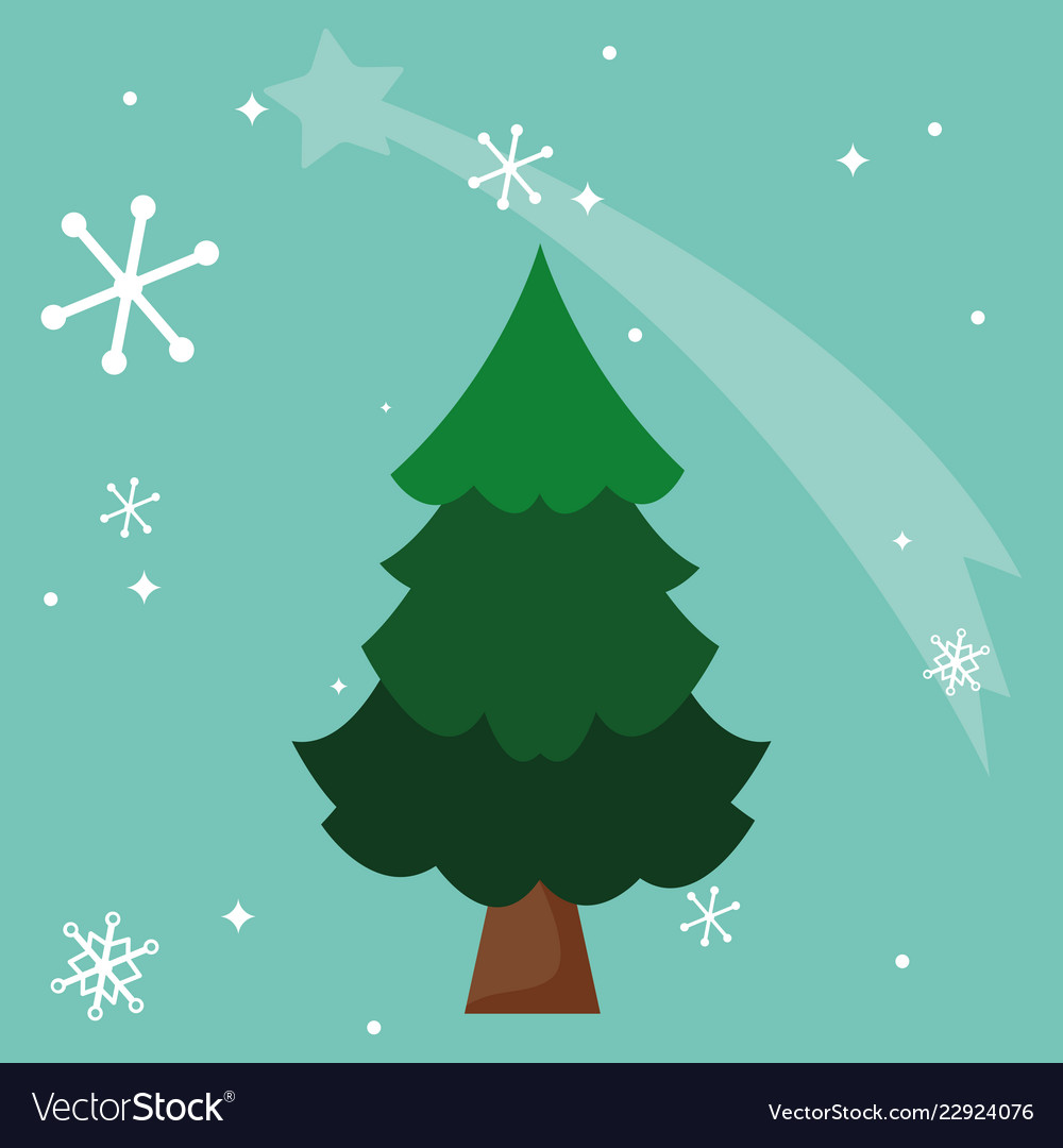 Pine tree design Royalty Free Vector Image - VectorStock