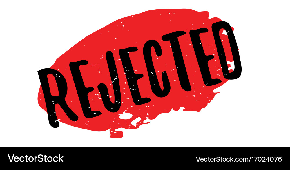 Rejected Stamp Vector Denied Stamp Vector PNG Images, Denied Rubber