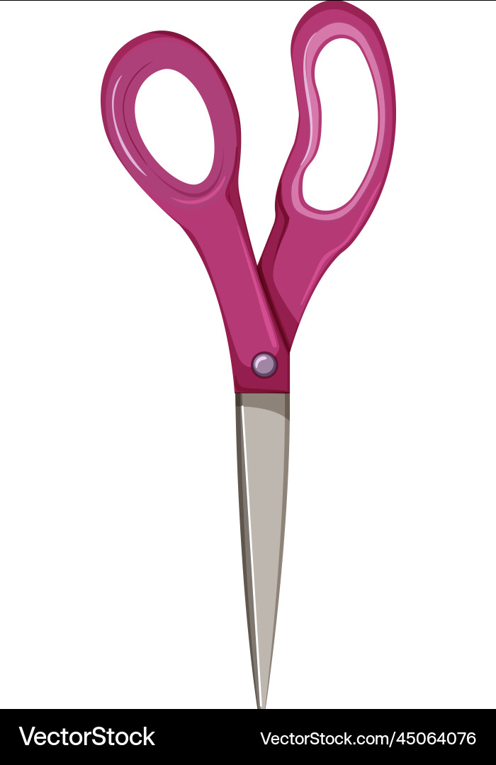 Salon scissor cut cartoon Royalty Free Vector Image