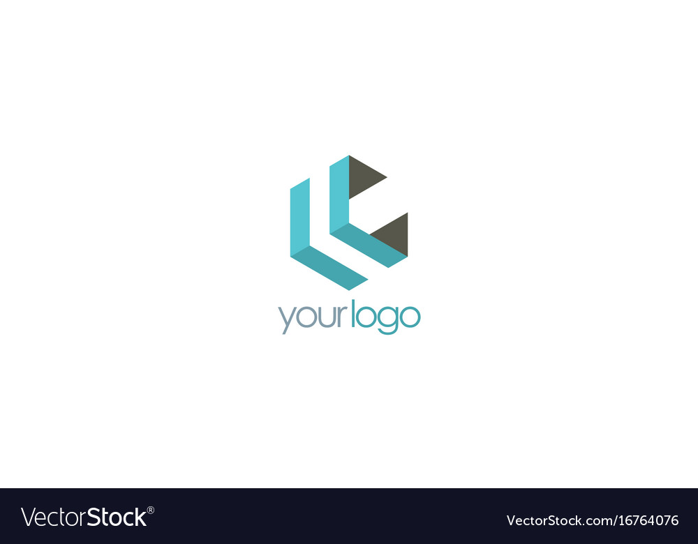 Shape geometry company logo Royalty Free Vector Image Shape geometry company logo Royalty Free Vector Image