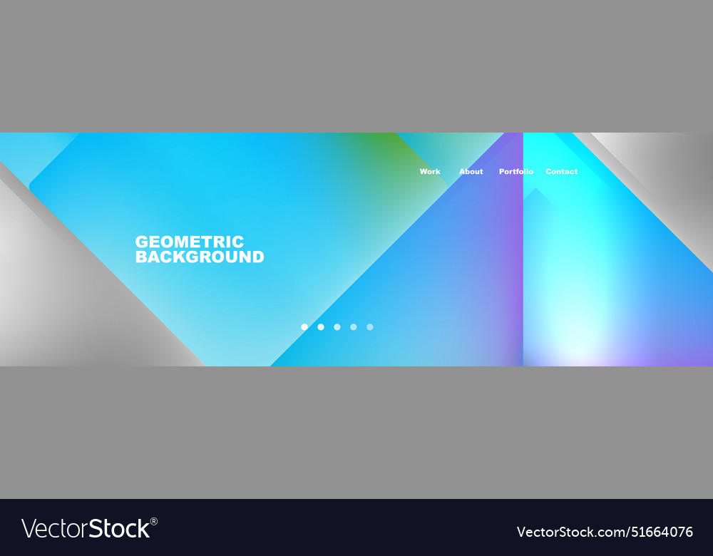 Triangle minimal web site page background design Vector Image