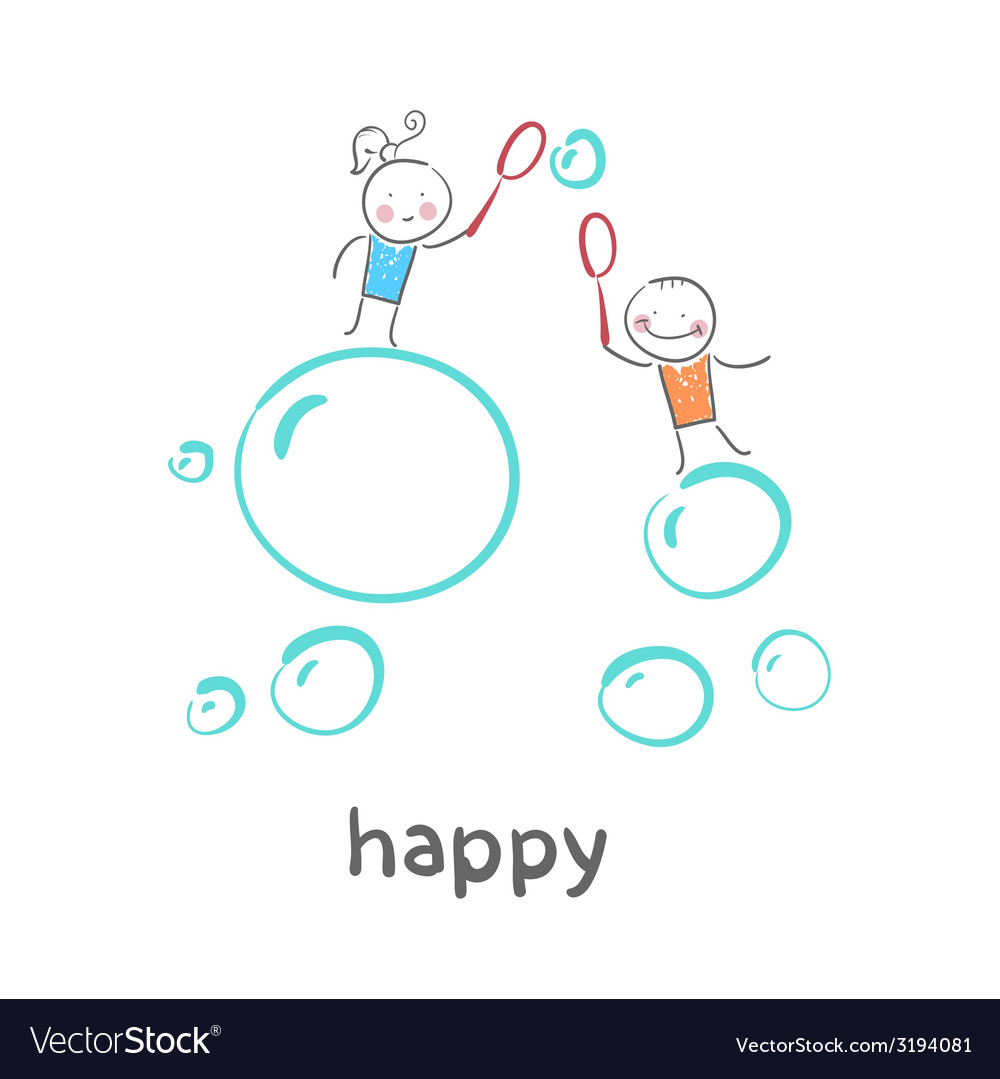 Happy Royalty Free Vector Image - VectorStock Happy Royalty Free Vector Image - VectorStock