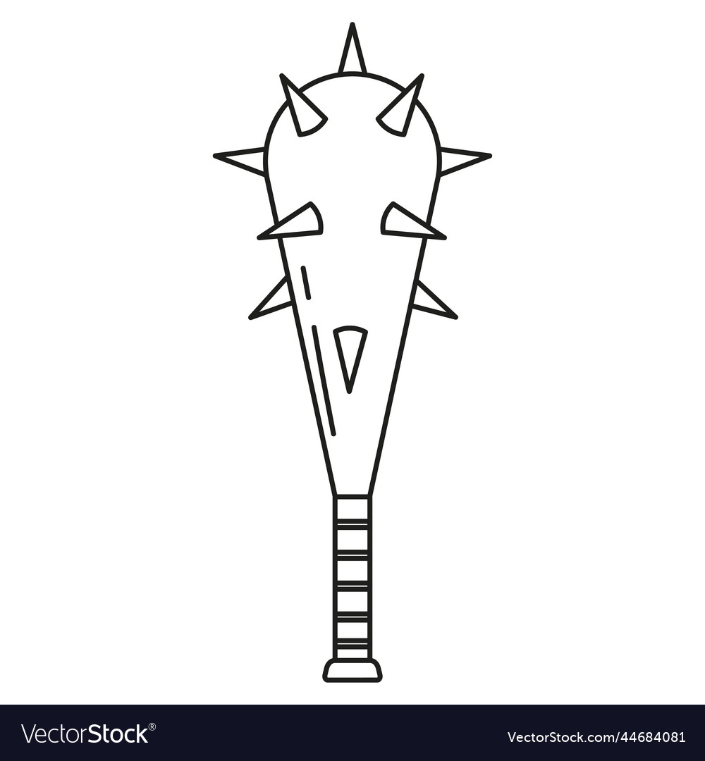 Isolated hammer weapon medieval icon Royalty Free Vector Isolated hammer weapon medieval icon Royalty Free Vector