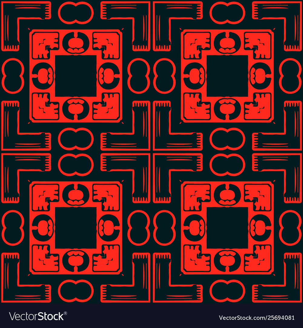 Rectangular geometric computer generated seamless Vector Image