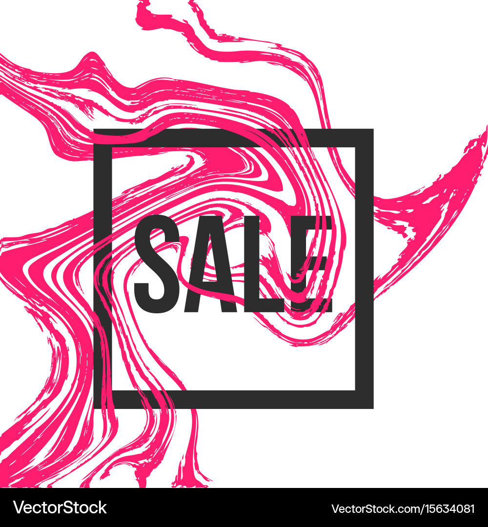 Sale frame for social media Royalty Free Vector Image
