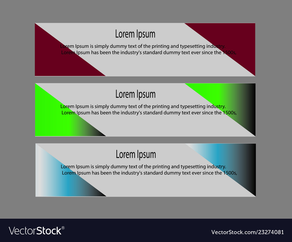 Set of abstract design templates Royalty Free Vector Image