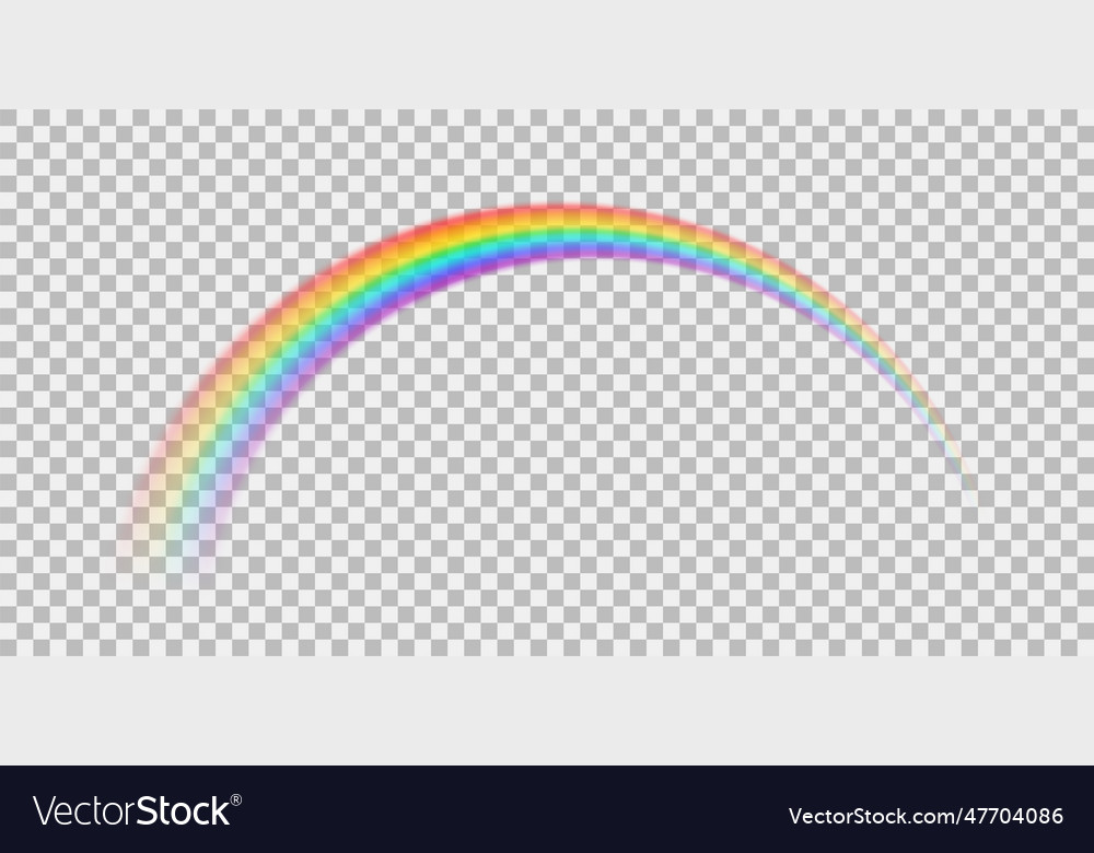 Blurred rainbow with transparent effect Royalty Free Vector